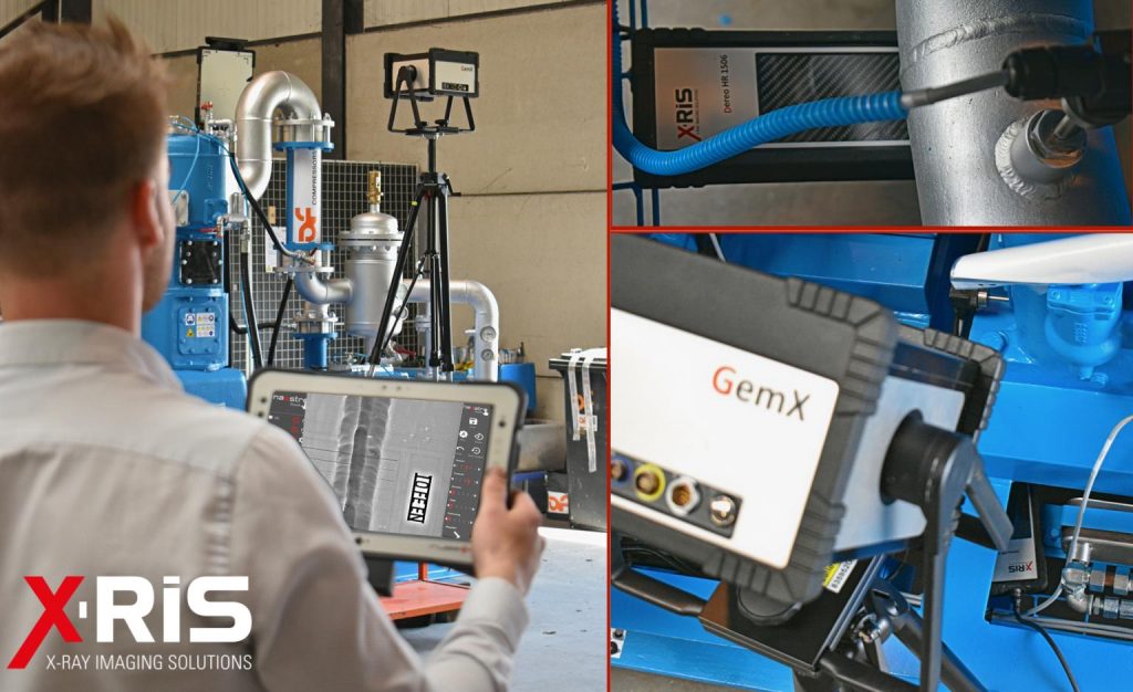 Portable x-ray on welds – X-RIS